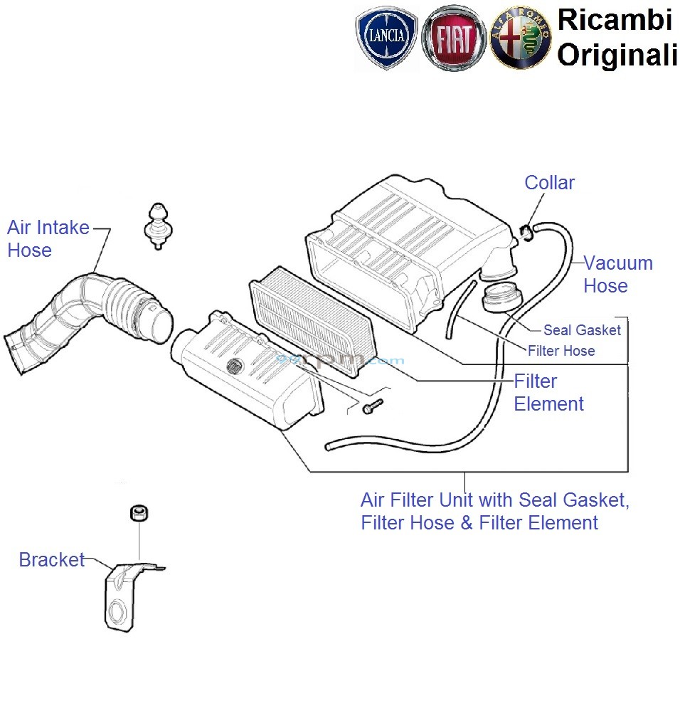 FIAT Grande Punto 1.2 FIRE: Air Filter