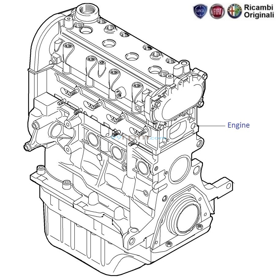 FIAT Linea 1.4 FIRE Petrol: Complete & Bare Engine