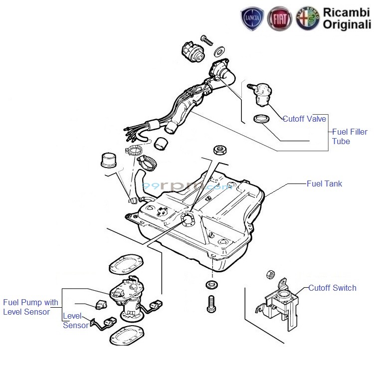 Fiat Adventure 1.6: Fuel Pump & Tank