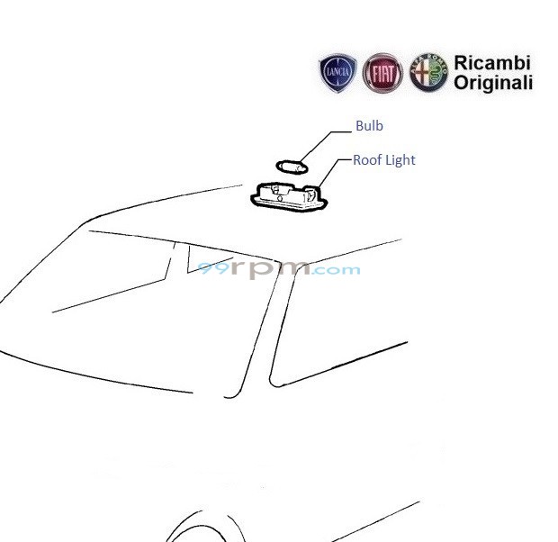 Fiat Uno: Roof Light