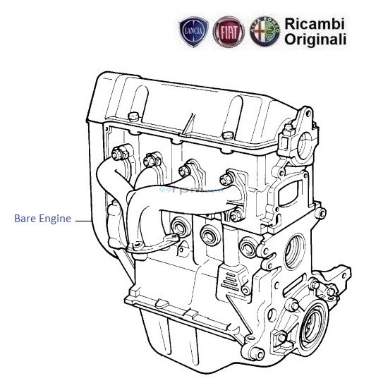 Fiat Palio Stile 1.1: Bare Engine