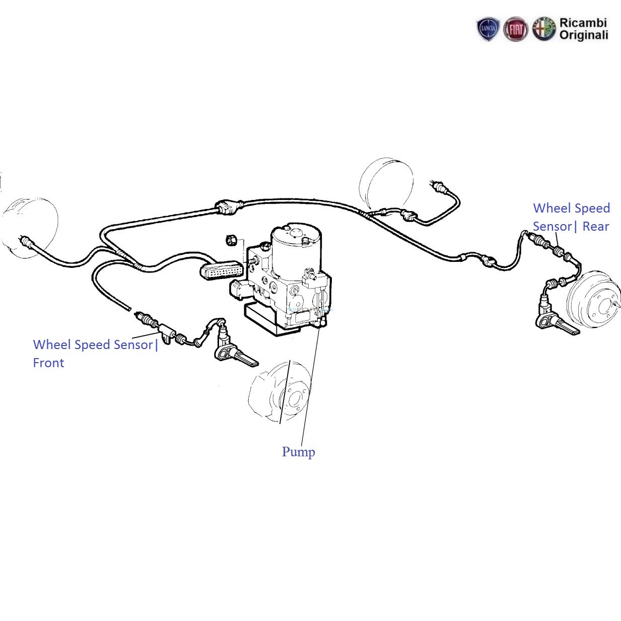 FIAT Palio: Vacuum Pump and Wheel Speed Sensor