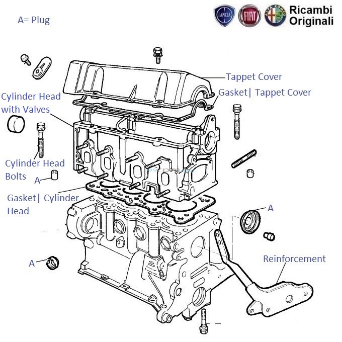 FIAT Palio 1.2: Engine Cylinder Head & Cover