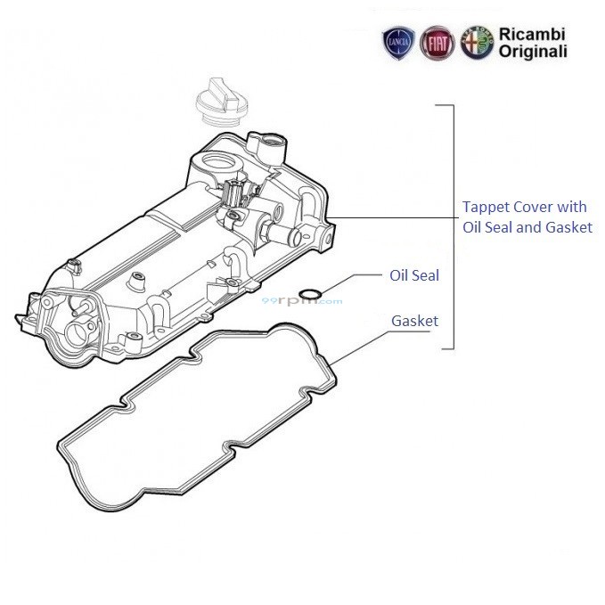 Fiat Palio Stile 1.1: Tappet Cover