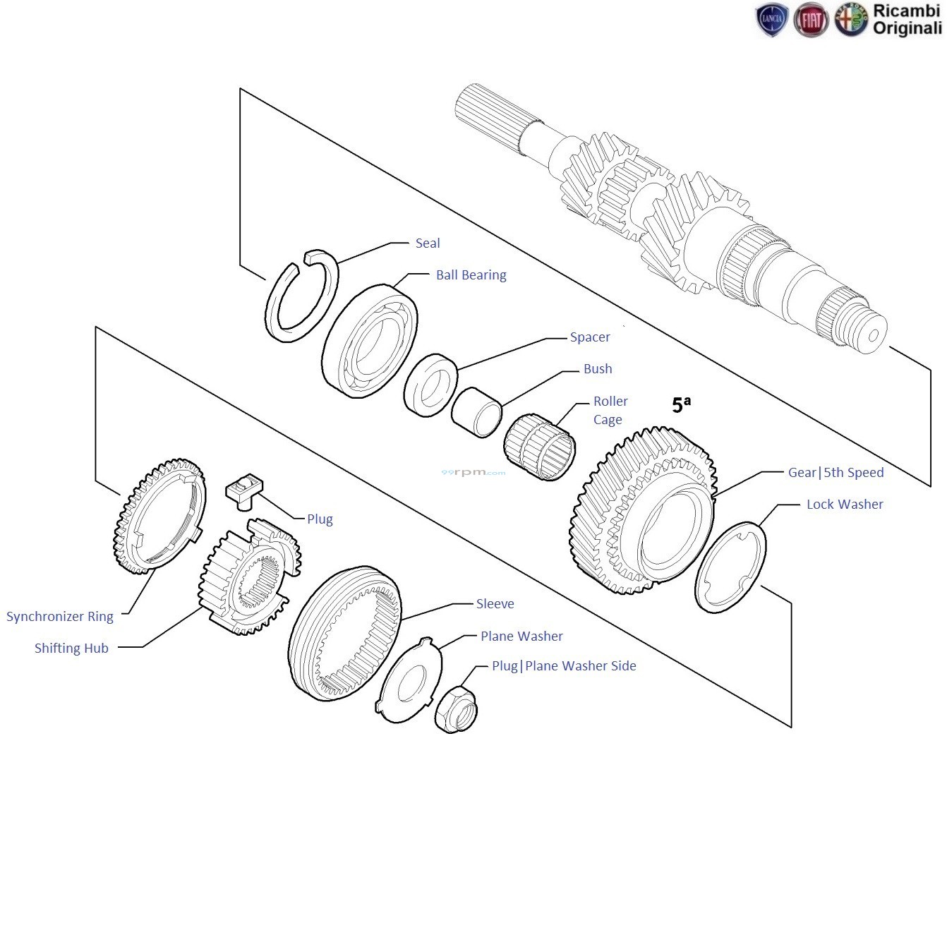 FIAT Palio Stile 1.3 MJD: 5th Speed Gear