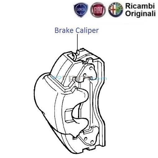 FIAT Uno: Front Brake Caliper