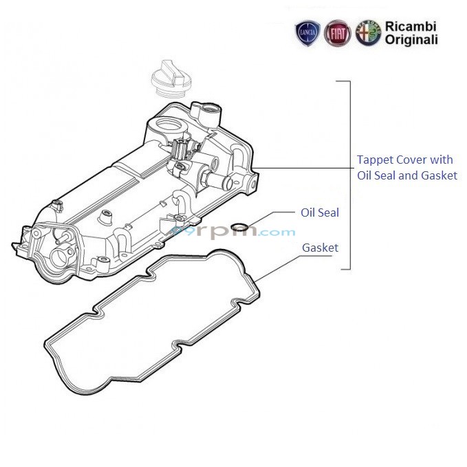 Fiat Palio Stile 1.1: Tappet Cover