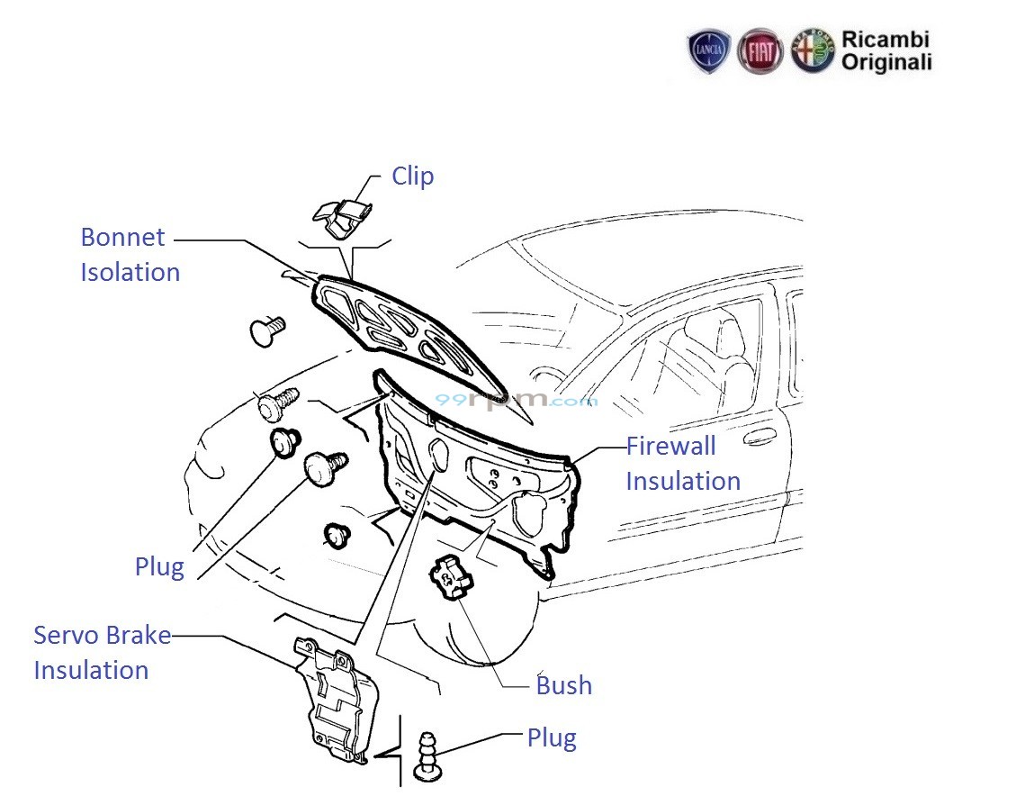 FIAT Palio Stile 1.6 Petrol: Isolations and Insulations
