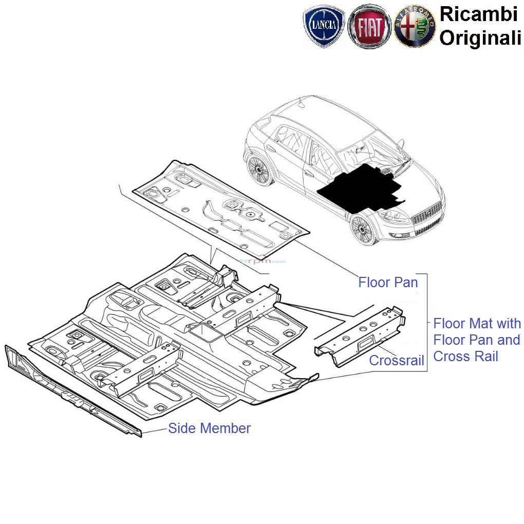 FIAT Punto: Front Floor Pan
