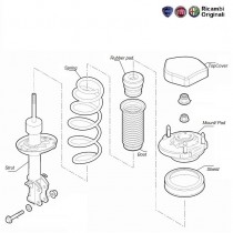 FIAT Palio Uno Suspension Shock Absorber Spare Parts in India