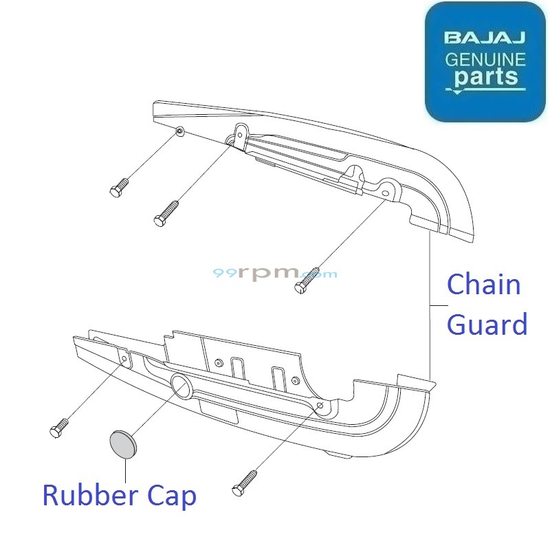 Bajaj Boxer BM150: Chain Cover