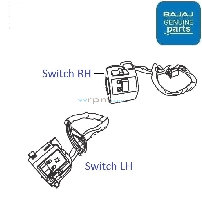 Bajaj Boxer BM150: Control Switches