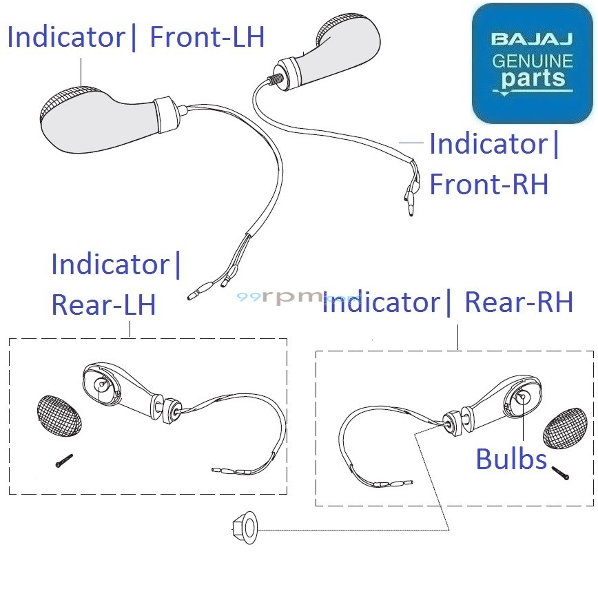 Bajaj Boxer BM150: Side Indicator