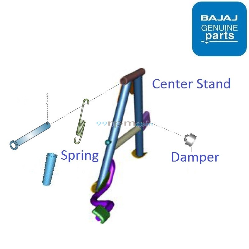 Bajaj Avenger 150 Street: Center Stand
