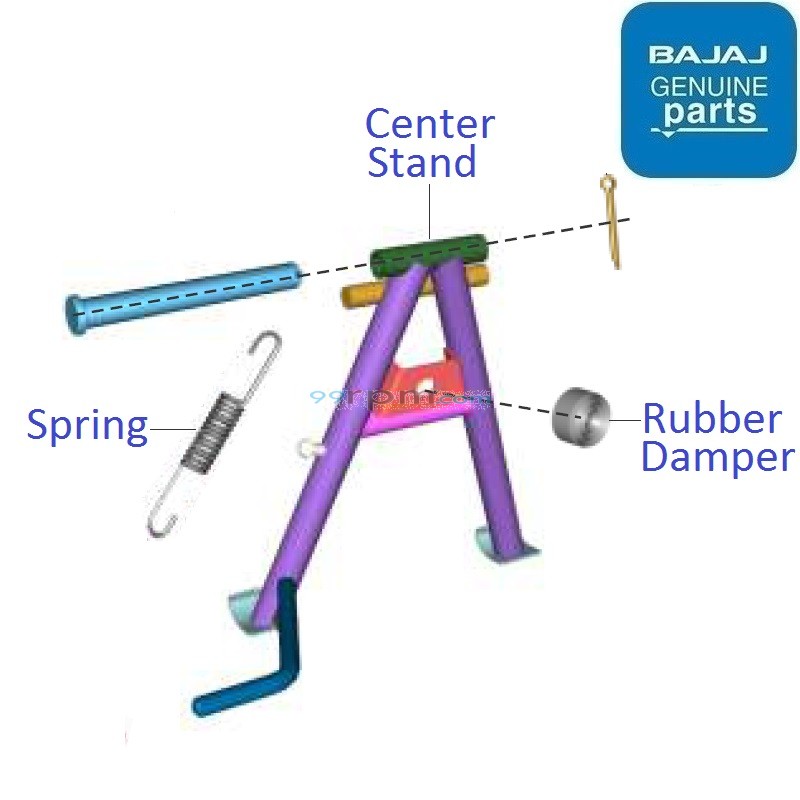 Bajaj CT110 (BS4, 2019-20): Center Stand