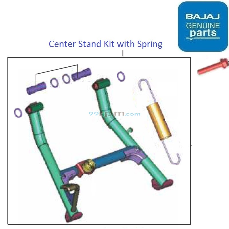 Bajaj Pulsar NS200 (BS4, 2017-19): Center Stand