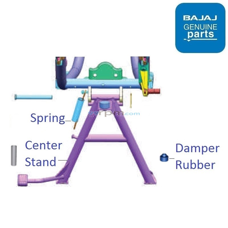 Bajaj V15: Center Stand