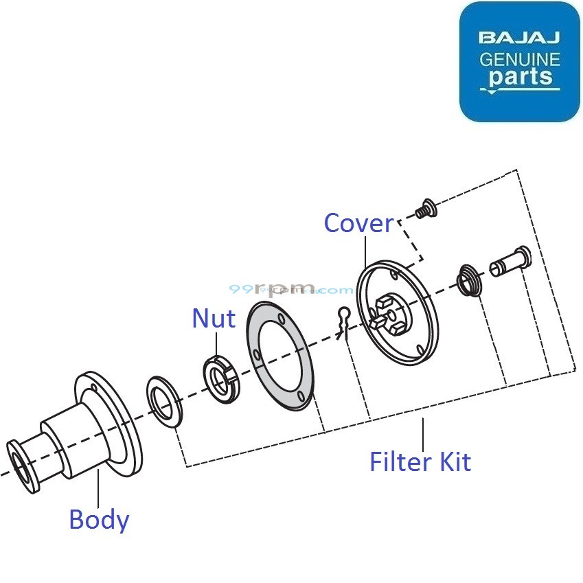 Bajaj Pulsar 220 DTS-Fi: Centrifugal Filter