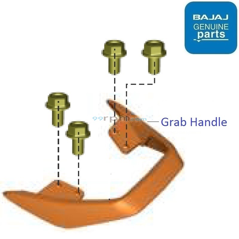 Bajaj CT100 BS6 (2020-21): Seat Grab Handle