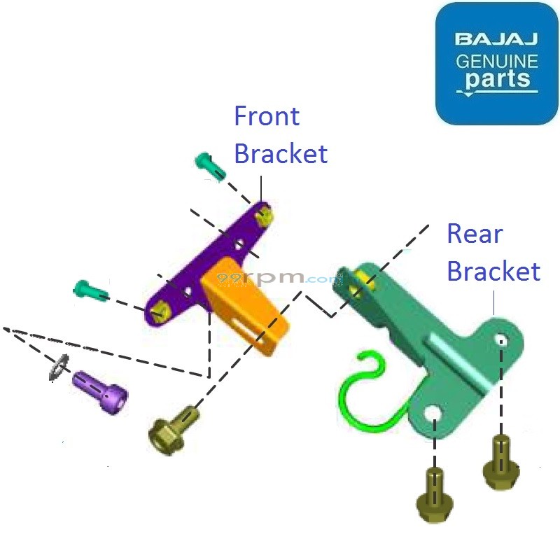 Bajaj CT110 BS6 (2020+): Headlamp Fairing Structure