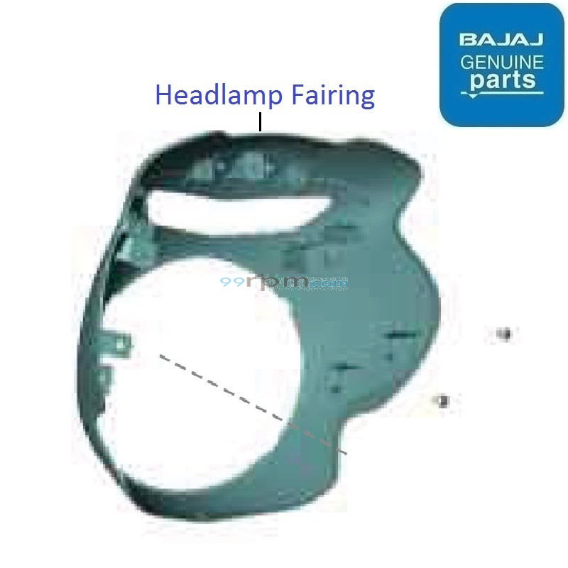 Bajaj CT110X: Headlamp Fairing