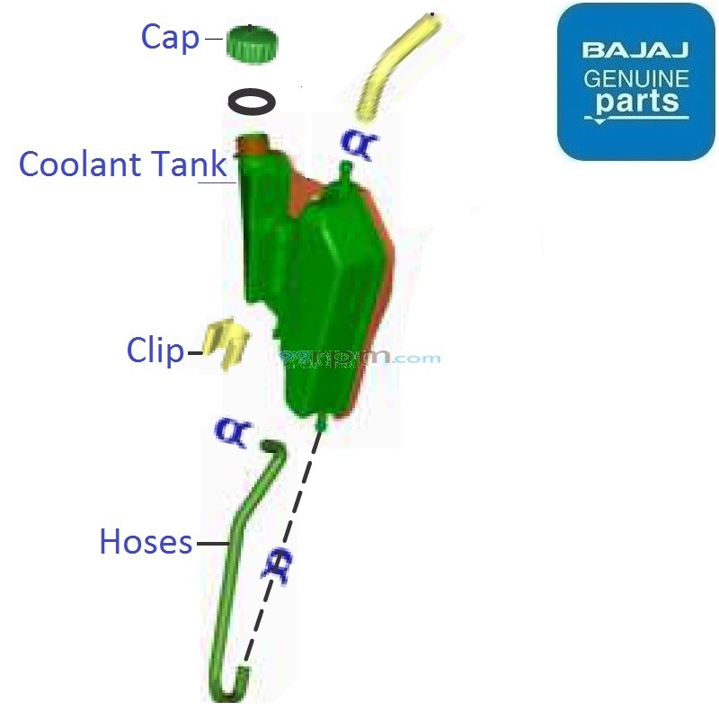 Dominar 250 (2020-23): Coolant Tank