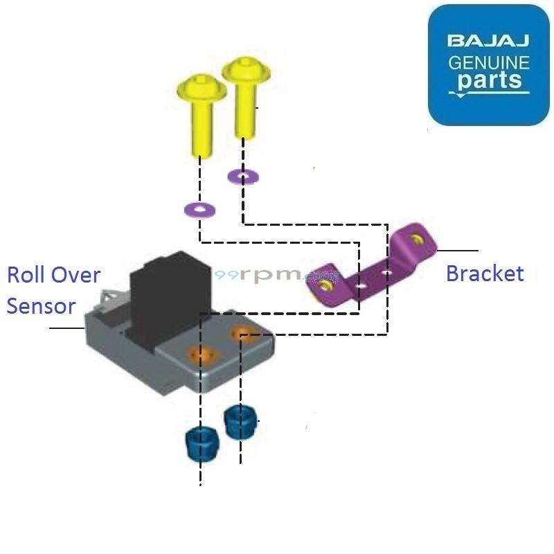 Bajaj Dominar 400 UG (BS4, 2019-20): Roll Over Sensor