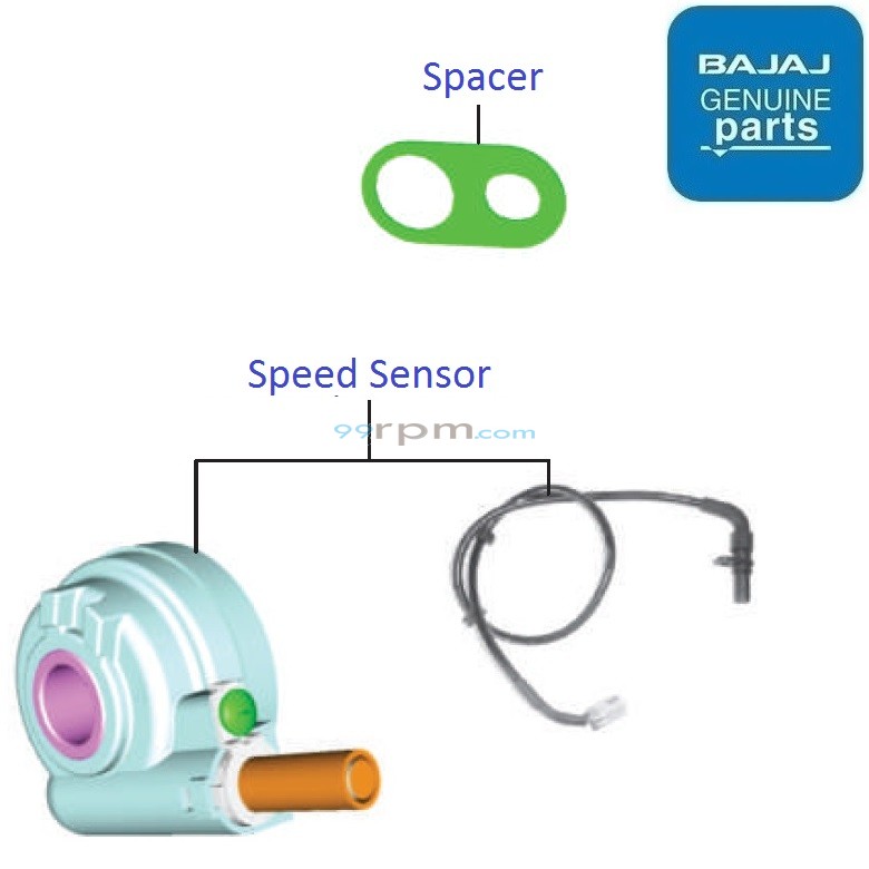 Bajaj Dominar 400 UG (BS4, 2019-20): Speed Sensor
