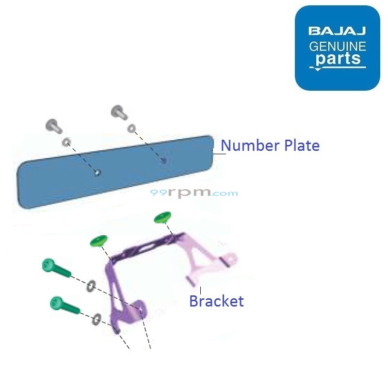 Bajaj Dominar 400: Front Number Plate