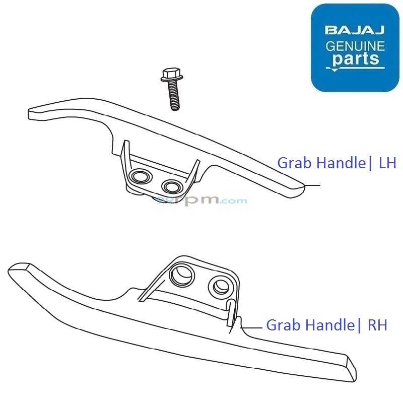 Bajaj Pulsar 220 DTS-Fi: Grab Handle