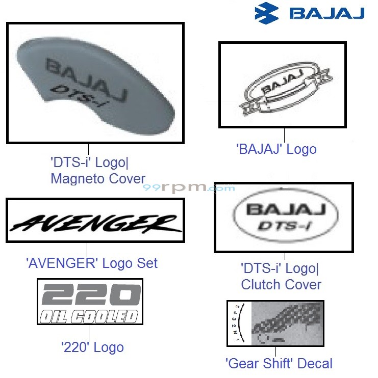 Bajaj Avenger 220 DTS-i: Logos