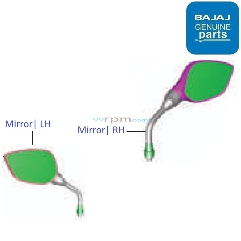 Bajaj Pulsar 135LS UG BS4 DTSi: Side Mirror
