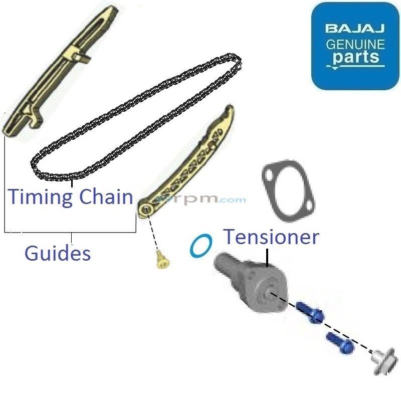 Bajaj Pulsar N250 (Twin Channel ABS, 2021-23): Timing Chain