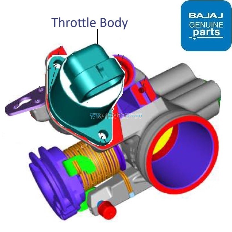 Bajaj Pulsar NS160 (USD Fork, 2023-2024): Throttle Body