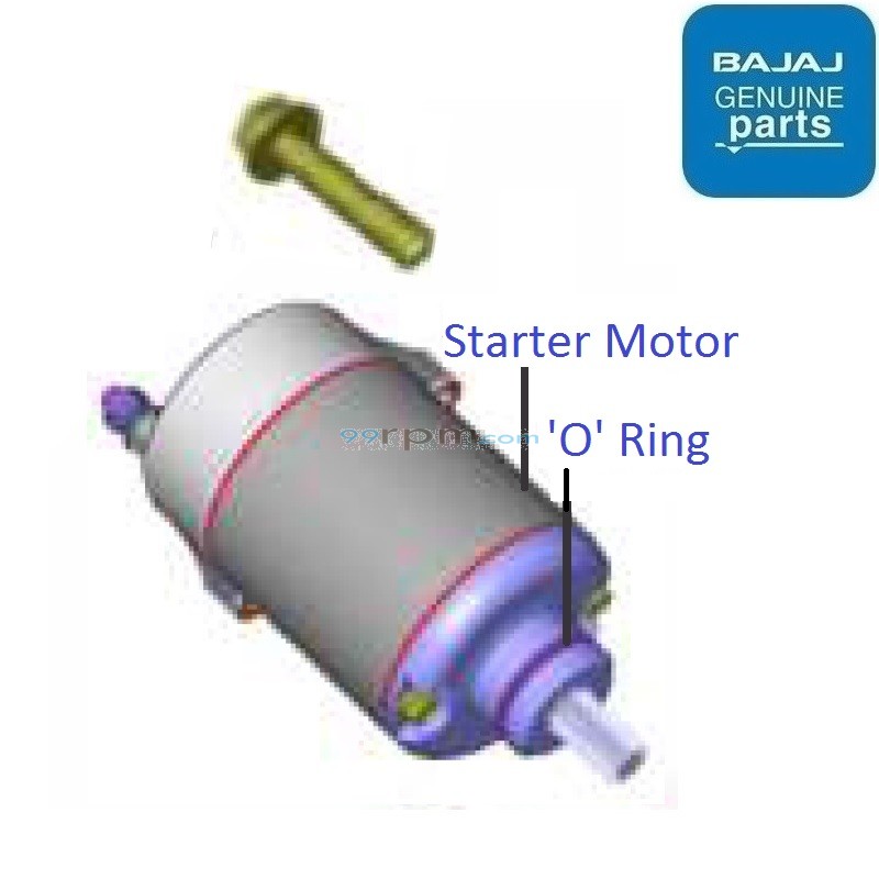 Bajaj Pulsar NS200 (USD Fork, 2023): Self Start Motor