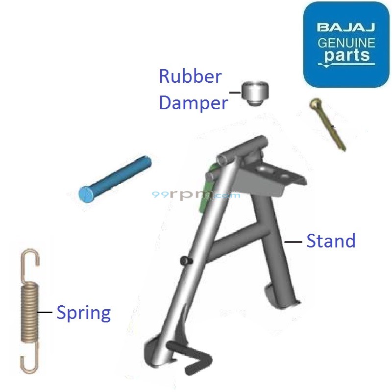 Platina 110 H-Gear (BS6, 2020-21): Center Stand