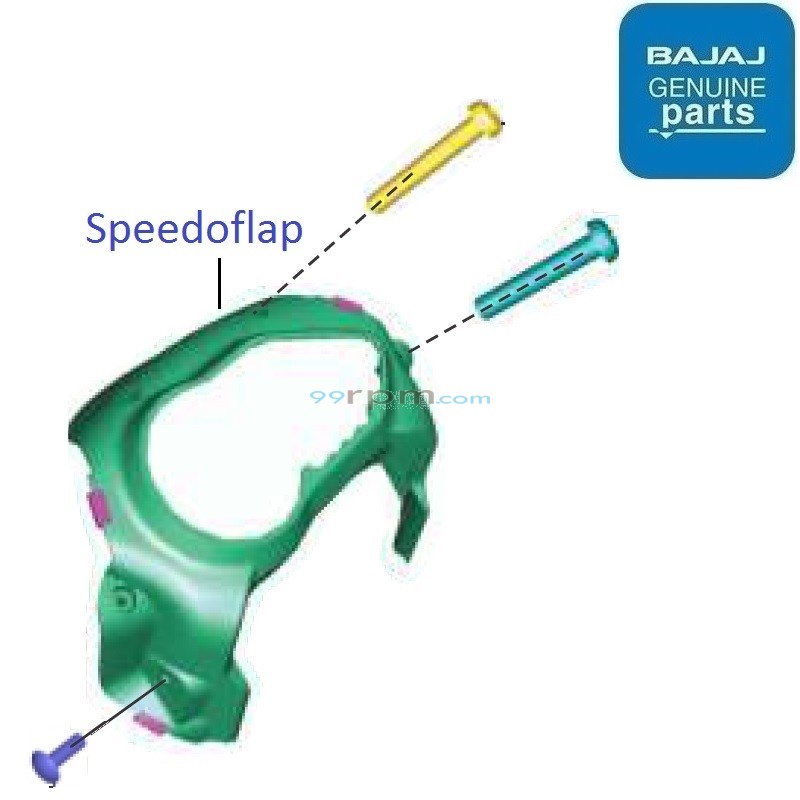 Bajaj Pulsar 125 Single Seat (BS6, 2020-21): Speedometer Flap