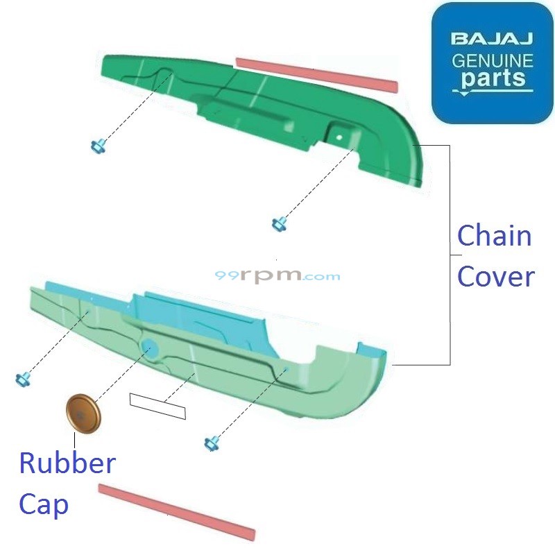 Bajaj Pulsar 125 Single Seat (BS6, 2020-21): Chain Case