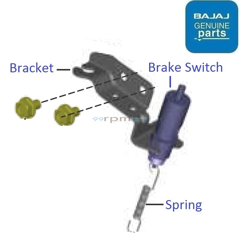 Bajaj Pulsar 125 Split Seat (BS6, 2020-21): Rear Brake Switch