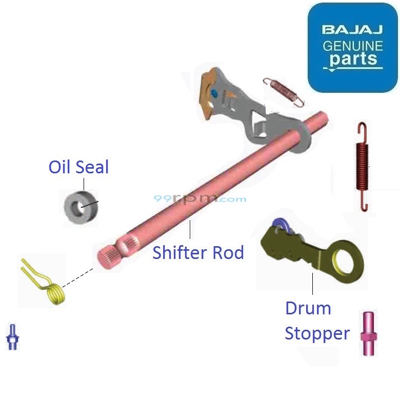 Bajaj Pulsar 150 BS4: Gear Shifter Rod