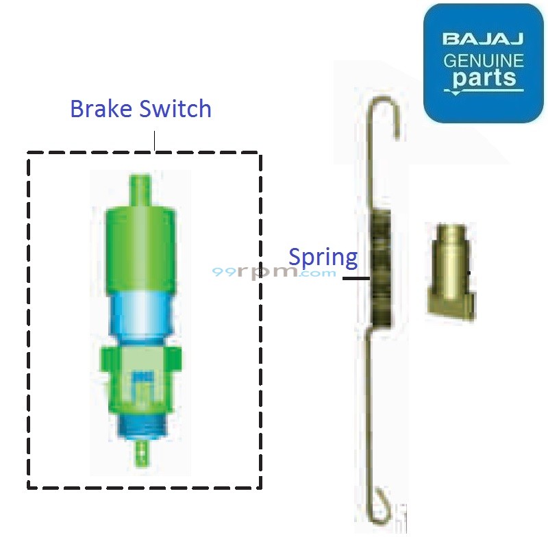 Bajaj Pulsar 150 BS4: Rear Brake Switch