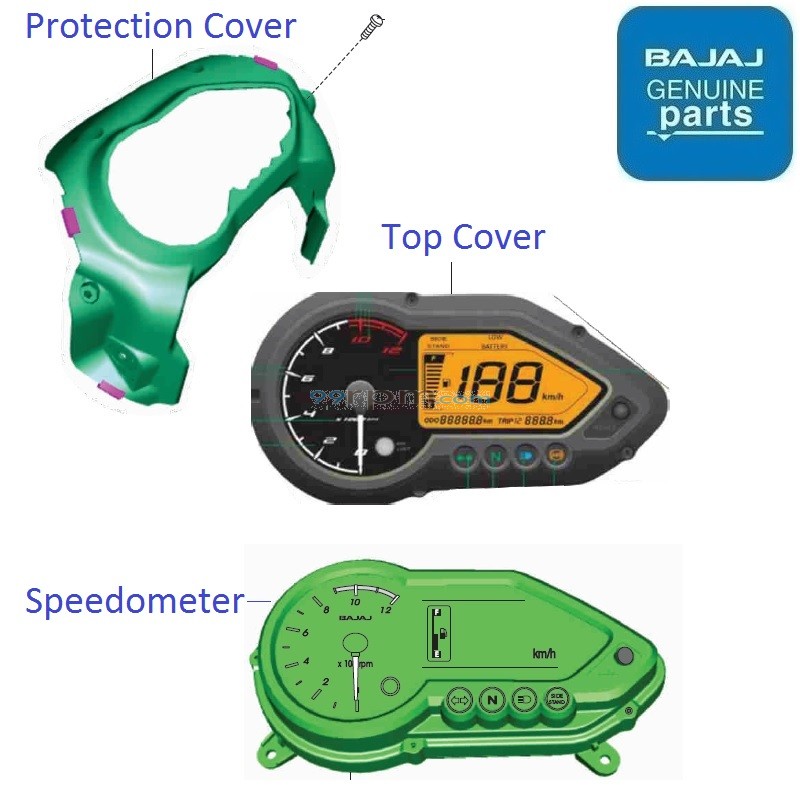 Bajaj Pulsar 150 BS4: Speedometer