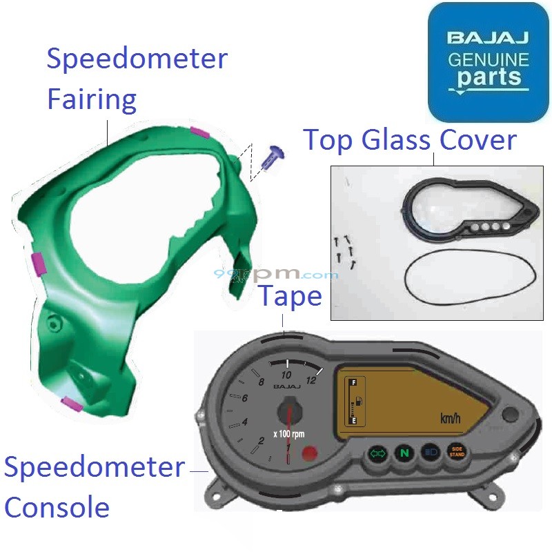 Bajaj Pulsar 150 Twin Disc UG5 BS4 : Speedometer