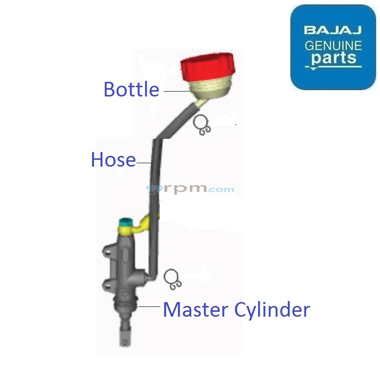Bajaj Pulsar 180 BS4 UG5: Rear Master Cylinder
