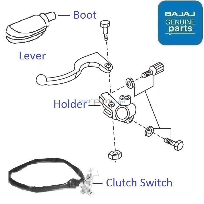Pulsar 180 UG4 BS3 (2009-16) : Clutch Lever