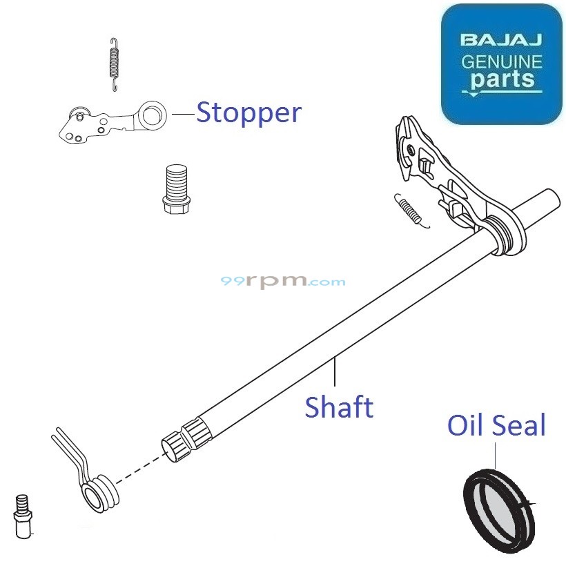 Pulsar 180 UG4 BS3 (2009-16) : Gear Change Shaft