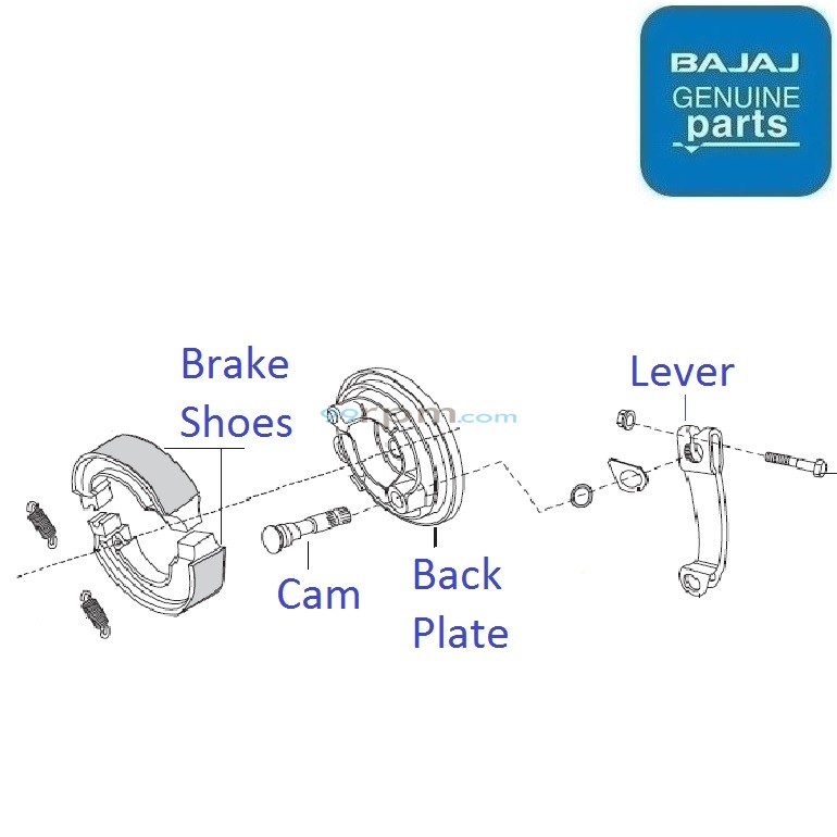 Bajaj Pulsar 200 (2007-2009): Rear Brake