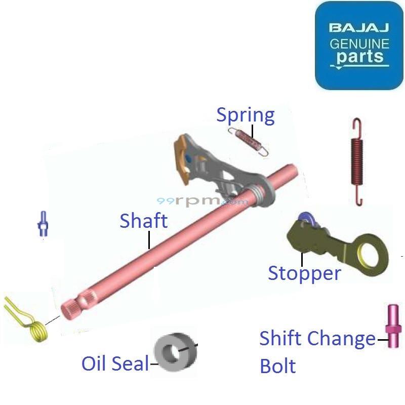 Bajaj Pulsar 220F (BS6, 2020): Gear Change Shaft