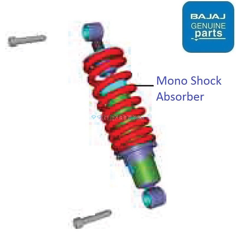 Bajaj Pulsar N160 (Single ABS, 2022-23): Rear Shockabsorber