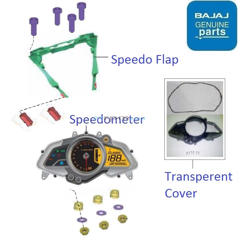 Bajaj Pulsar NS160 BS6: Instrument Cluster